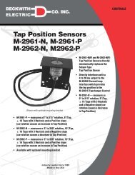 Generator Protection M‑3425A - Beckwith Electric Co., Inc.