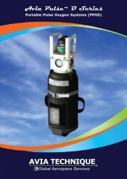 5600 Series Portable Oxygen System - AVOX Systems, Inc.