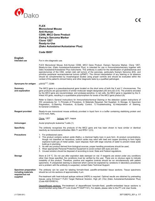 Monoclonal Mouse - Dako