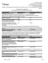 AETNA PPO PLAN - My Benefits Portfolio - Trinity Health