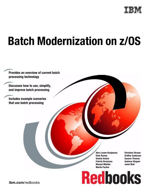 Batch Modernization on z/OS - IBM Redbooks