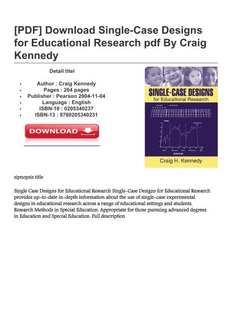 SingleCase-Designs-for-