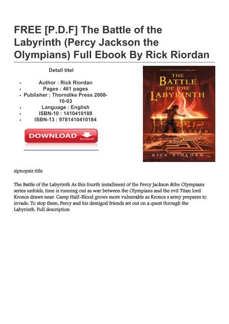 The-Battle-of-the-Labyrinth-