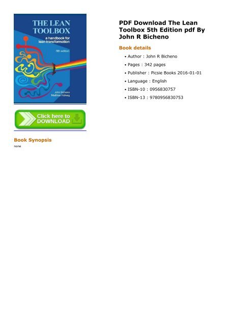 The-Lean-Toolbox-5th-Edition