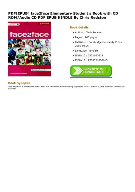 face2face-Elementary-Student-