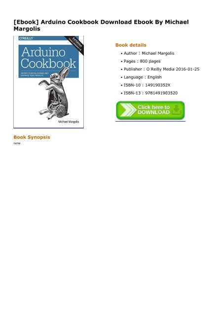 Arduino Cookbook