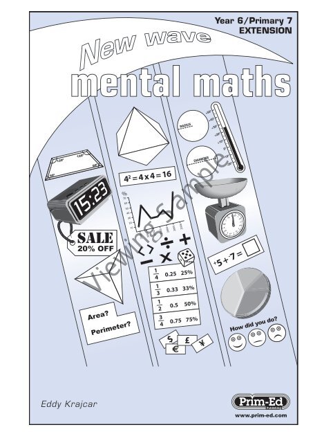 PR-1706UK New Wave Mental Maths - Year 6 EXT