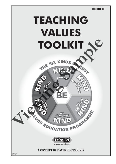 PR-2776UK Teaching Values Toolkit - Book D