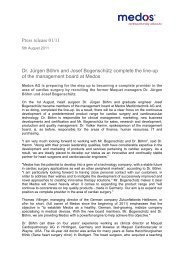 Brochure deltastream® HC - Medos Medizintechnik AG