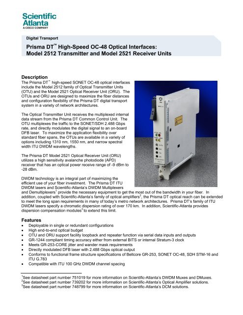 Prisma DT Model 2512 / 2521 - 7000292 - Tulsat