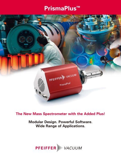 The PrismaPlus™ software - Vacuum-Guide