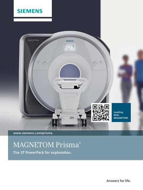 MAGNETOM Prisma Product Brochure 3.48MB - Siemens Healthcare