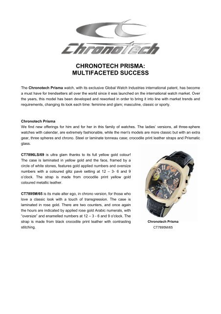 chronotech prisma - FJ Benjamin