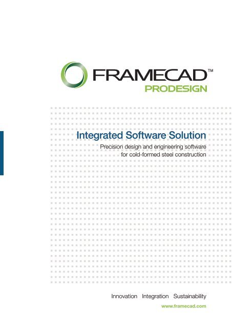 Integrated Software Solution - Framecad