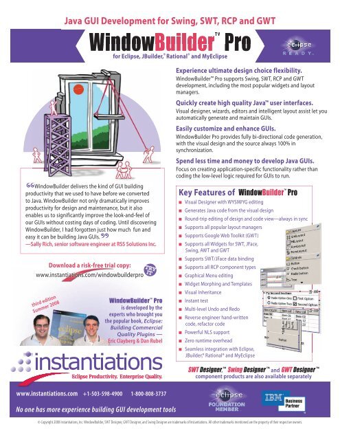 WindowBuilder™ Pro