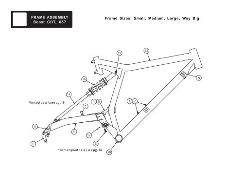657 & Beast GDT Frame Assembly