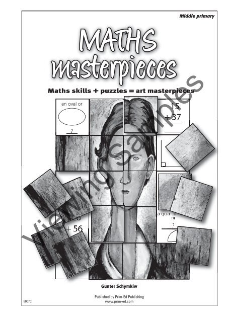 PR-6007UK Maths Masterpieces - Middle