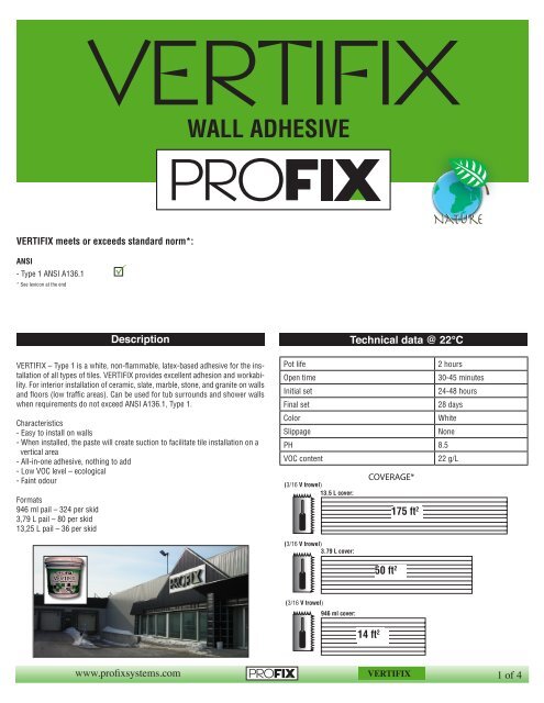vertifix - Profix