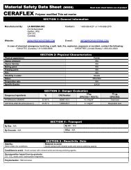 Material Safety Data Sheet - pdf - Profix