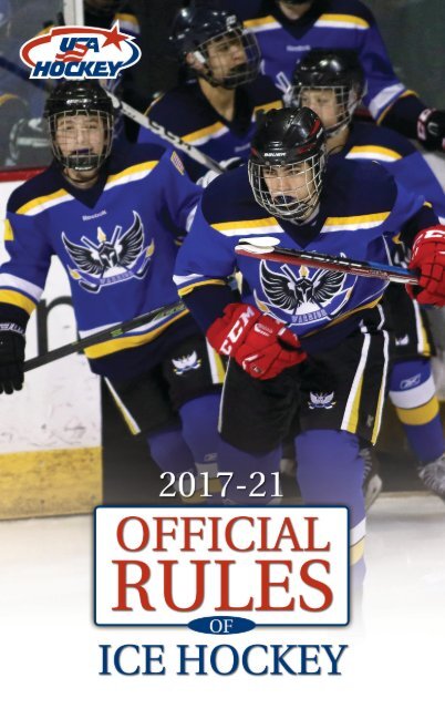 USA Hockey Official Rules - 2017-2021