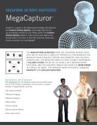 Model 3030 Color 3D Scanhead - Cyberware