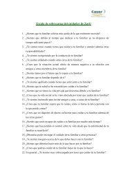 Escala de Zarit reducida para la sobrecarga del cuidador en atención ...