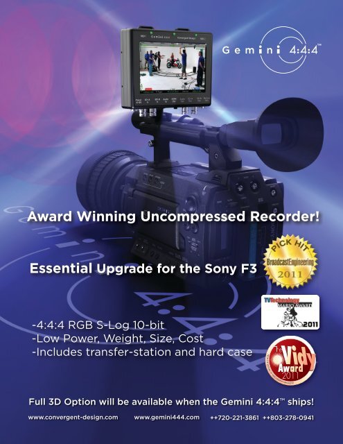Award Winning Uncompressed Recorder! - Gecko-Cam