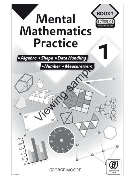 PR-9006IRE Mental Maths Practice - Book 1