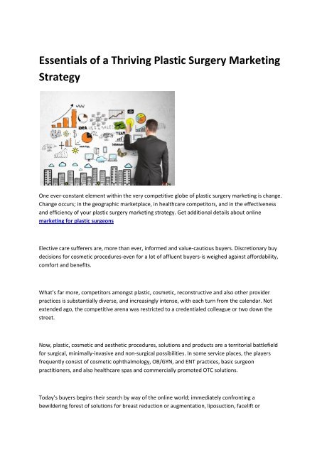 6 best plastic surgery marketing