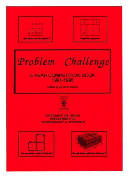 Problem Challenge Competition Book 1