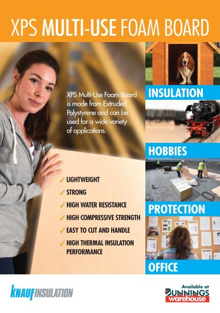 XPS MULTI-USE FOAM BOARD