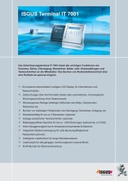 ISGUS Terminal Serie IT 400 / IT 410