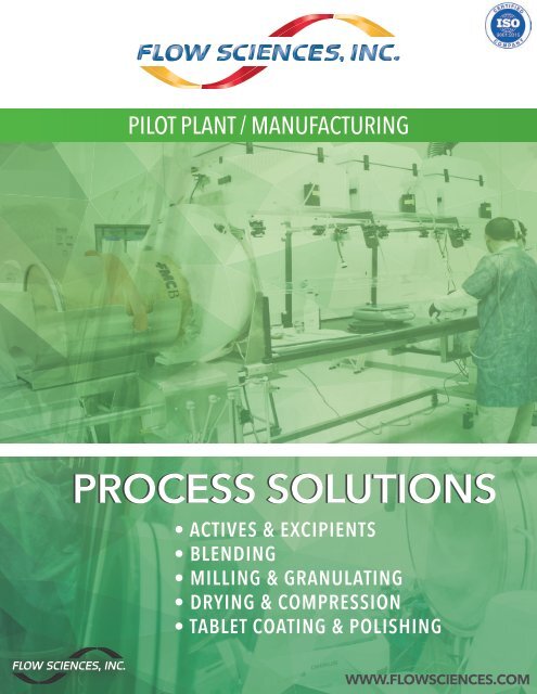 Pilot Plant / Manufacturing Booklet
