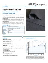 Pyrogel ® XT MSDS - Aspen Aerogels