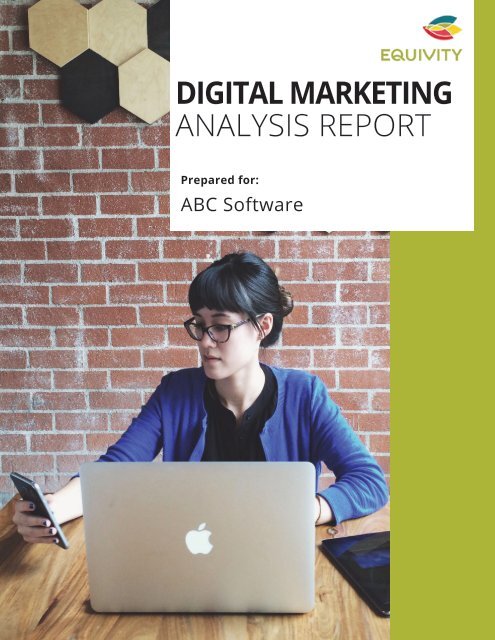 Digital Marketing Analysis Report- Sample Pages