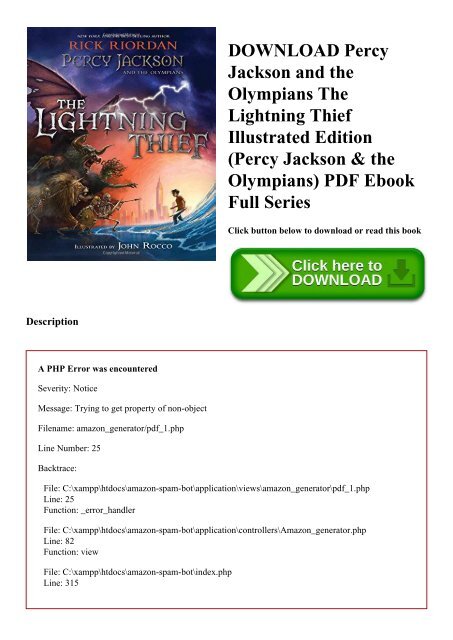 DOWNLOAD Percy Jackson and the Olympians The Lightning Thief ...