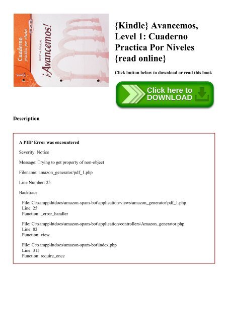 {Kindle} Avancemos Level 1 Cuaderno Practica Por Niveles {read online}