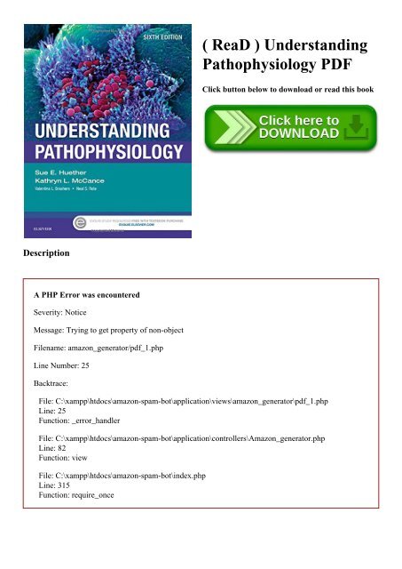 ( ReaD ) Understanding Pathophysiology PDF