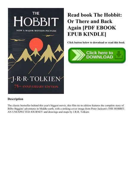 le hobbit pdf