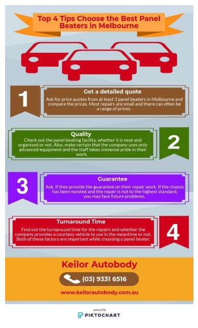 Top 4 Tips Choose the Best Panel Beaters in Melbourne