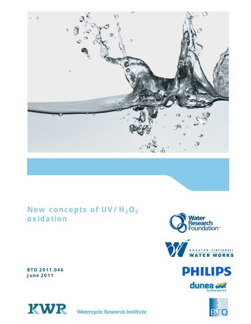New Concepts of UV/H2O2 Oxidation - Water Research Foundation