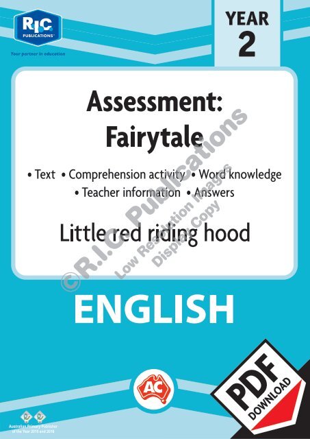 RIC-30034_Little_red_riding_hood_Assessment_Fairytale