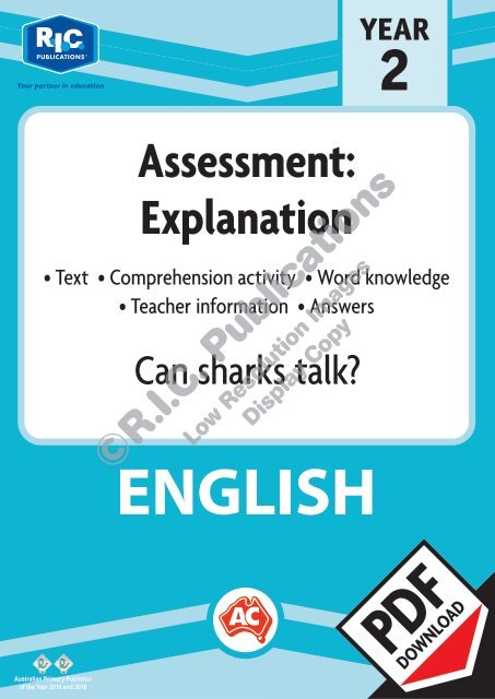 RIC-30041_Can_sharks_talk_Assessment_Explanation