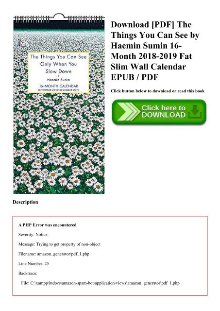 Download [PDF] The Things You Can See by Haemin Sumin 16-Month 2018 ...