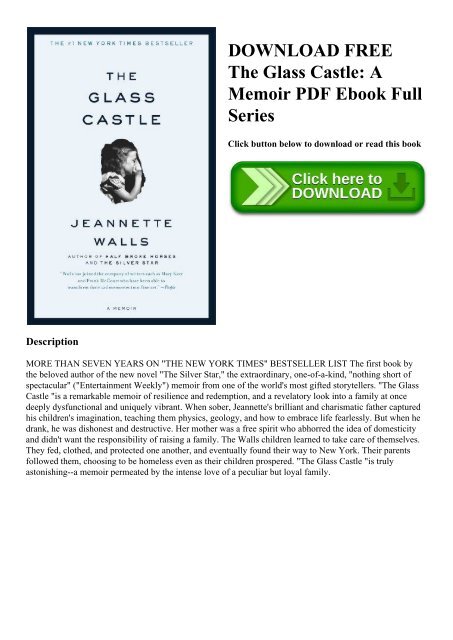 DOWNLOAD FREE The Glass Castle A Memoir PDF Ebook Full Series