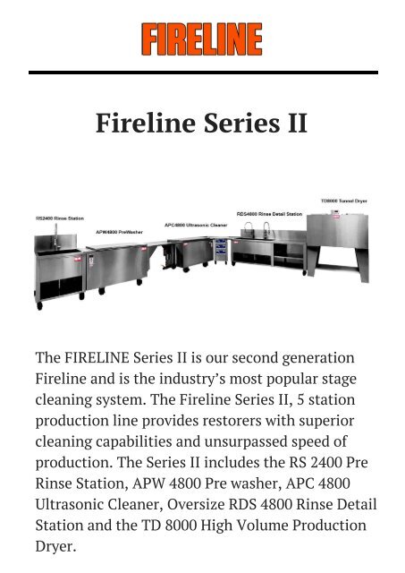 Fireline Series II Plus by Fireline.