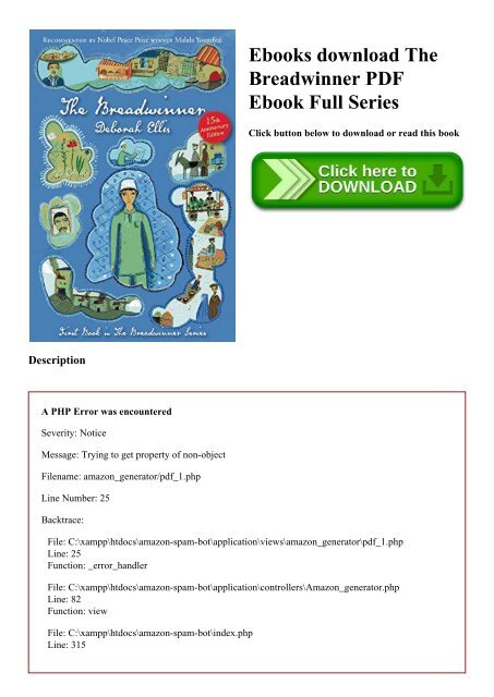 Ebooks download The Breadwinner PDF Ebook Full Series