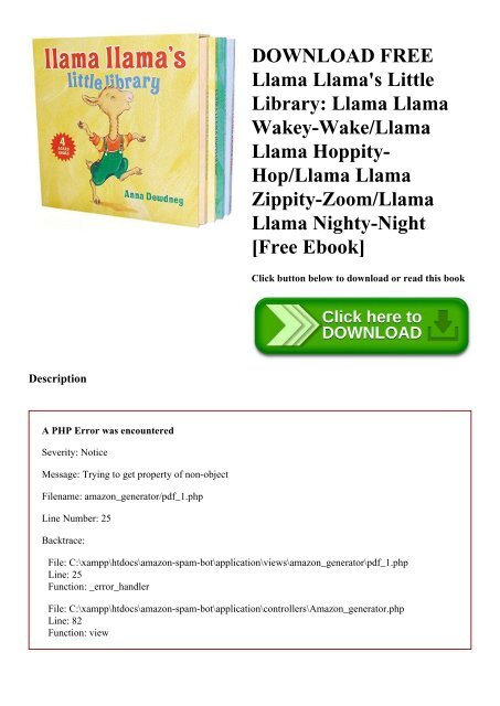 DOWNLOAD FREE Llama Llama's Little Library Llama Llama Wakey-WakeLlama ...