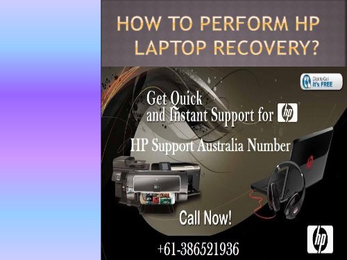 How To Perform HP Laptop Recovery