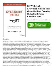 PDF]~ Everybody Writes: Your Go-To Guide to Creating Ridiculously Good ...